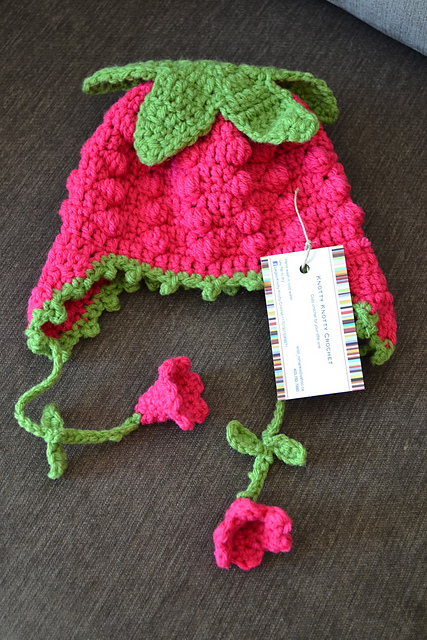 Ravelry: Sweet Strawberry Hat pattern by Kristi (Knotty Knotty)