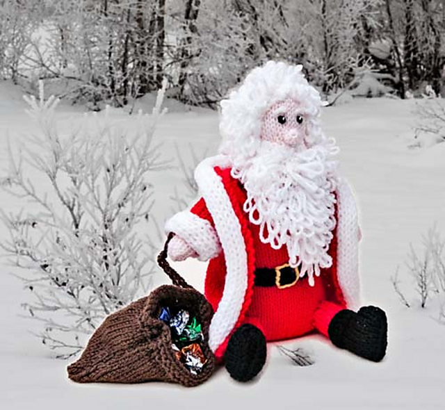 Ravelry: Father Christmas toy pattern by Linda Moorhouse