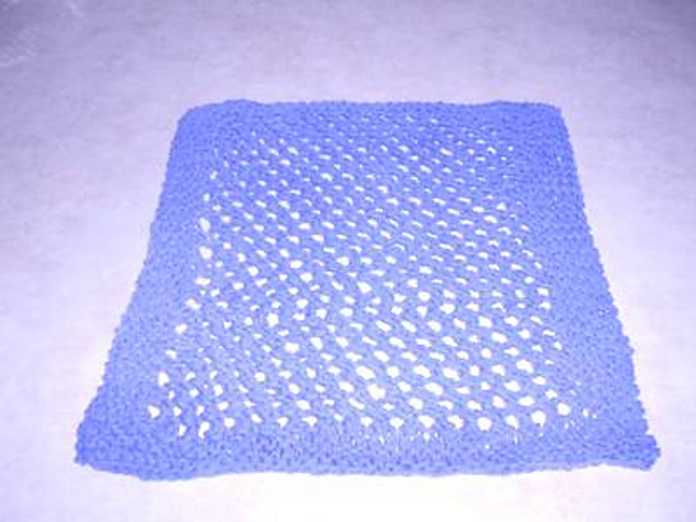 Ravelry: Diagonal Eyelet Washcloth pattern by Lisa Linnell-Olsen