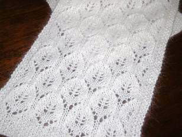 Ravelry: Winterfrost Scarf pattern by Judy Fochs