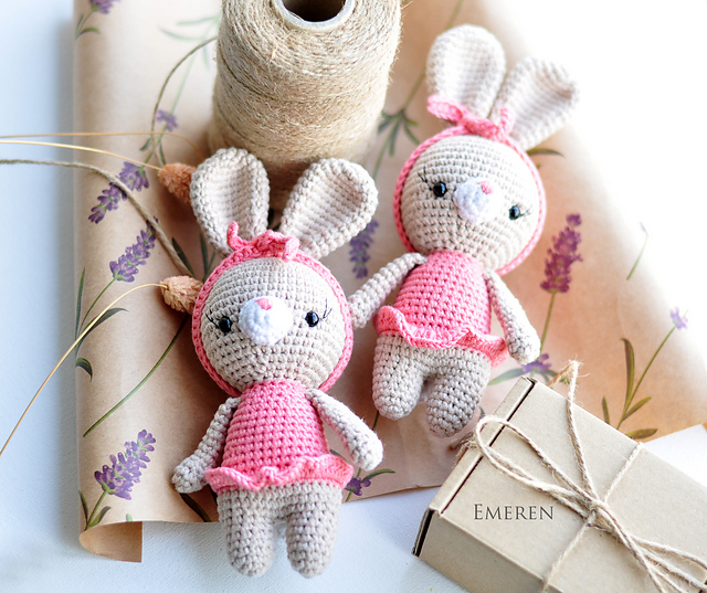 Ravelry: Amigurumi Brunhilda the Bunny pattern by Mariana Emeren