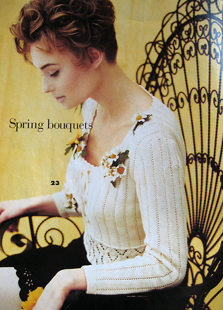 Ravelry: #23 Lingerie-Look Cropped Top pattern by Wendy Sacks