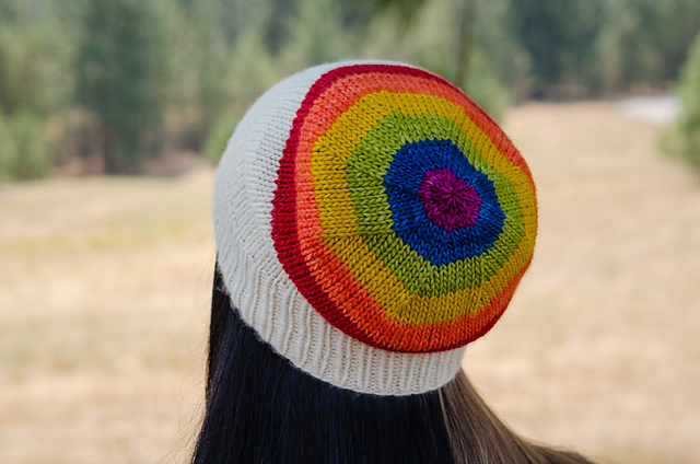 Ravelry: Rainbow Paint Dip Hat pattern by Emily Russell