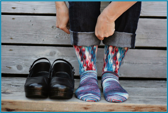 Ravelry: Rocket Pop Socks pattern by Sara Morris