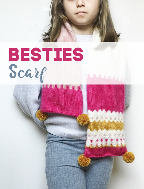 Ravelry: Besties Scarf pattern by Emma Munn