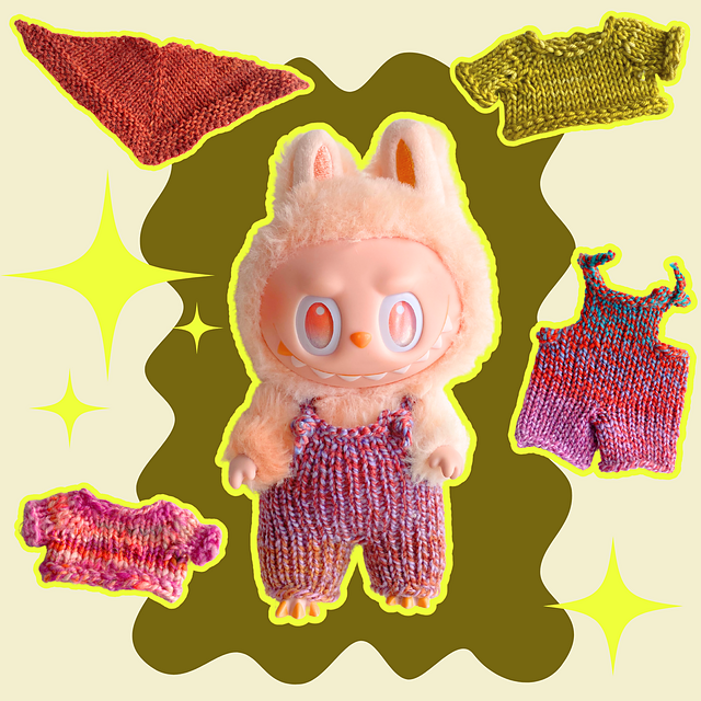 Ravelry: Labubu Wardrobe Set pattern by Mckenzie Mullen