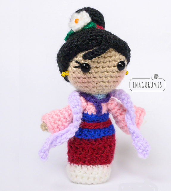 Ravelry: Mulan Princess Crochet Doll pattern by Enagurumis