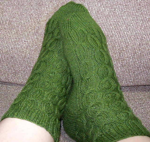 Ravelry: 2/2/2 Right-Ribbed Cable Socks pattern by Charlene Schurch and ...