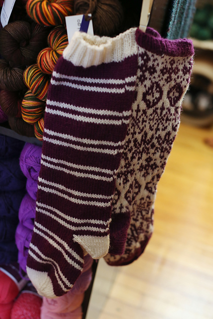 Ravelry: Nomad Christmas Stockings pattern by Erica Kempf Broughton