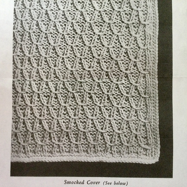 Ravelry: Smocked Pram Cover pattern by Patons & Baldwins