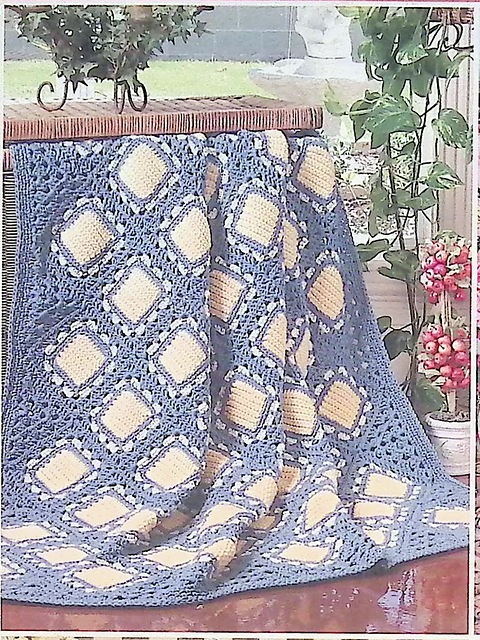 Ravelry: Diagonal Squares pattern by Anne Halliday
