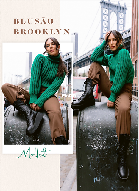 Ravelry: Blusão Brooklyn pattern by Patricia Hagemann