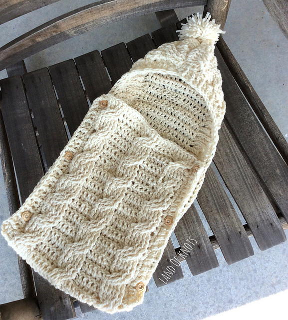 Ravelry: Infant swaddle pattern by Erin Hicks of Land Of Knots