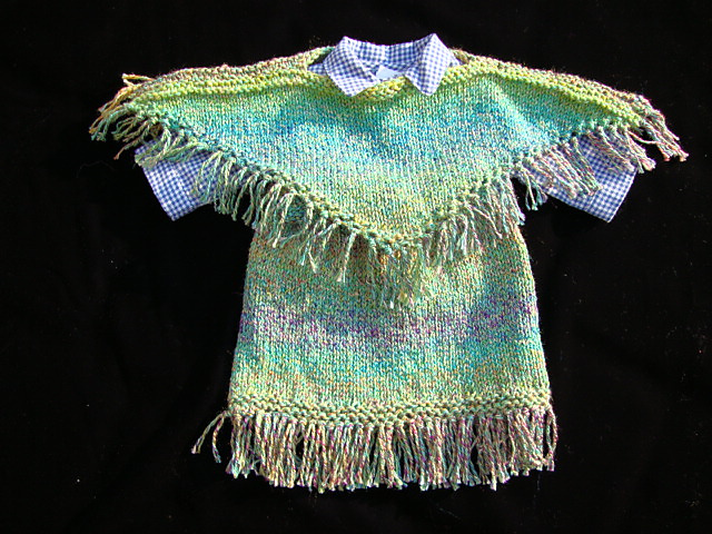 Ravelry: Carioca Poncho & Skirt. Fits 18" Dolls. pattern by Erli Gronberg