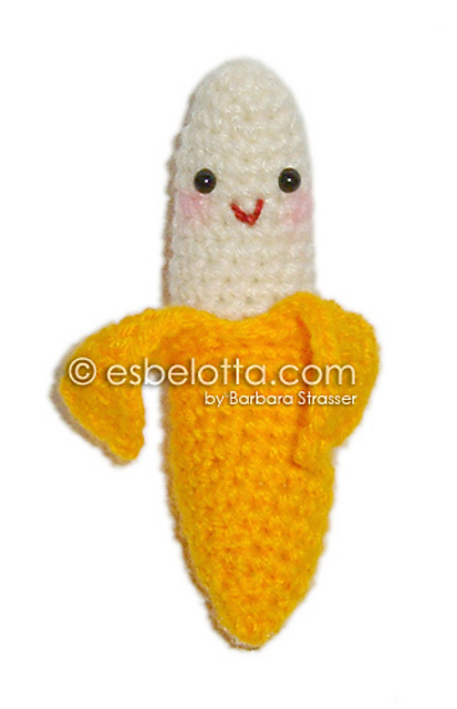 Ravelry: Amigurumi Banana pattern by Barbara Strasser