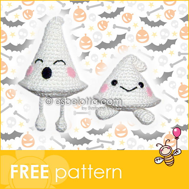 Ravelry: Tiny Ghosts pattern by Barbara Strasser