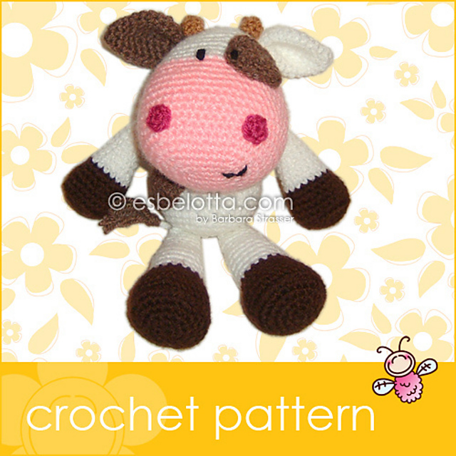 Ravelry: Moonique, the Cuddly Cow pattern by Barbara Strasser