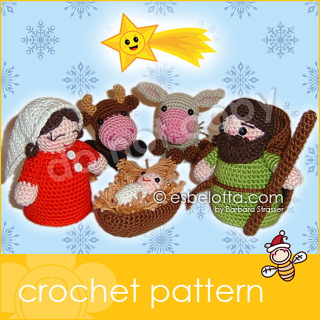 Ravelry: Nativity Set - Holy Family pattern by Barbara Strasser