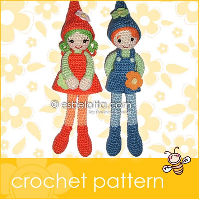 Ravelry: Flower People pattern by Barbara Strasser