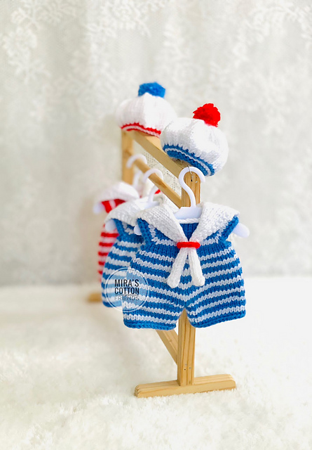 Ravelry: Little Sailor's Suit pattern by Mira's Cotton Friends