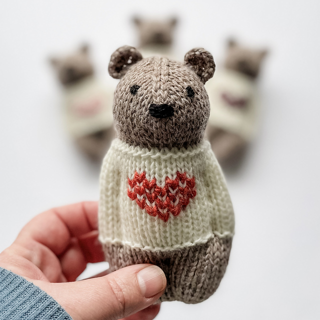 Ravelry: Love Teddy (Flat and Circular Knitting) pattern by Esther ...
