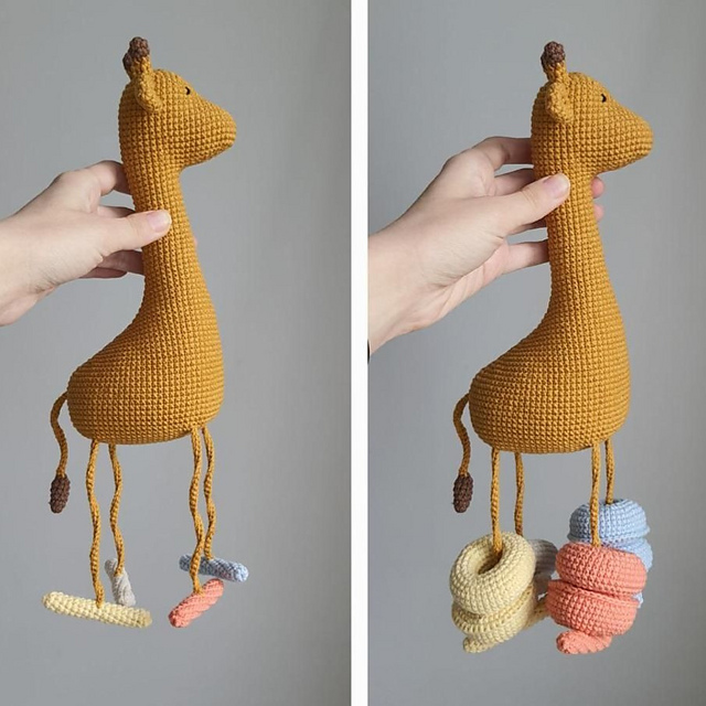 Ravelry: Giraffe Threading Toy pattern by Svetlana Golova