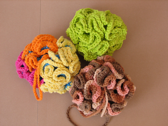 Ravelry: Cotton Bath / Shower Puff pattern by Eva Unger