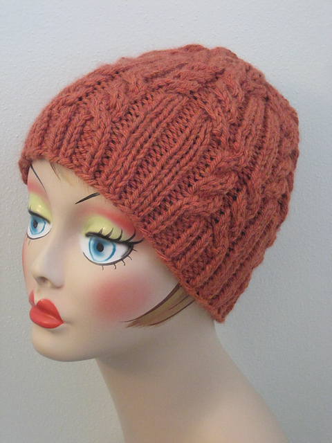 Ravelry: Rib & Cable Hat pattern by Gretchen Tracy
