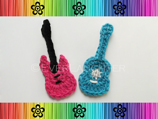 Ravelry: Guitar Applique pattern by Patricia Eggen