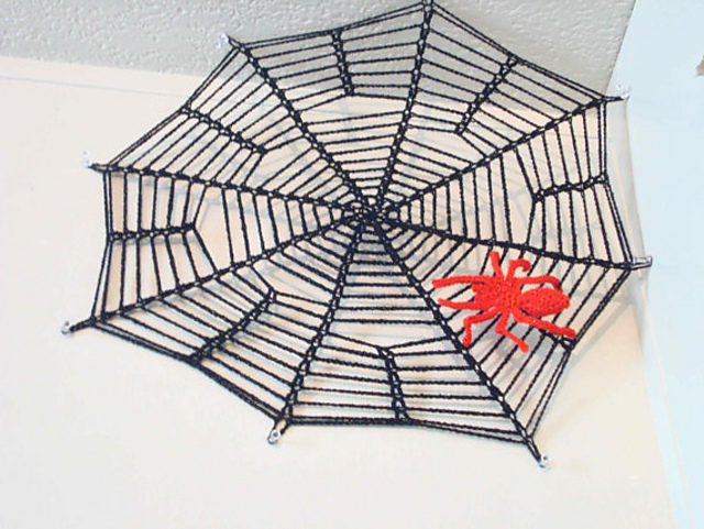 Ravelry: Spider Web & Spider Crochet Pattern pattern by Cyla No