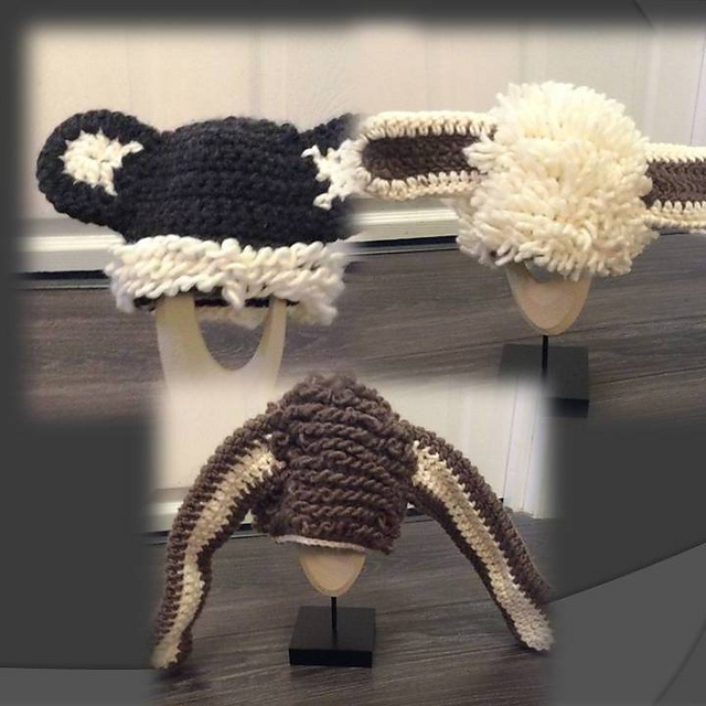 Ravelry: Loopy Ears Winter Hat pattern by Sheri K