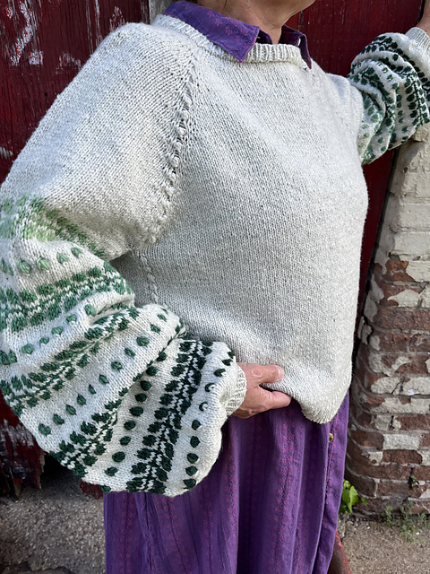Ravelry: Budding Vines Sweater pattern by Trudy Fedorko