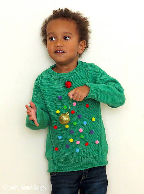 Ravelry: Christmas Tree Sweater pattern by Ewelina Murach
