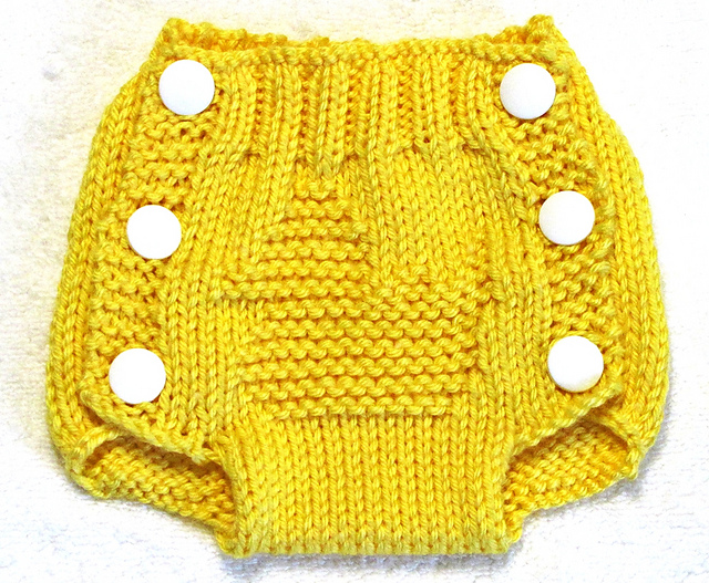 Ravelry: RUBBER DUCK Diaper Cover pattern by Ezcareknits