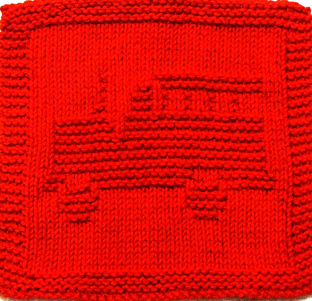 Ravelry: FIRE TRUCK Cloth pattern by Ezcareknits