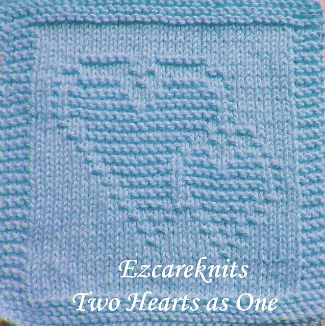Ravelry: Two Hearts as One pattern by Ezcareknits