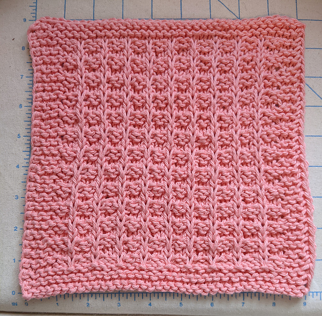 Ravelry: Each Stitch Counts Dishcloth pattern by Debbie Trainor