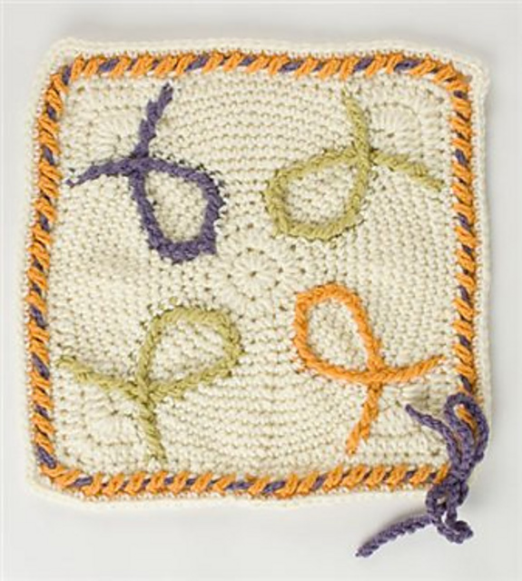 Ravelry: Ribbon Square pattern by Lisa Naskrent