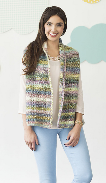 Ravelry: Watercolor Vest pattern by Elena Malo