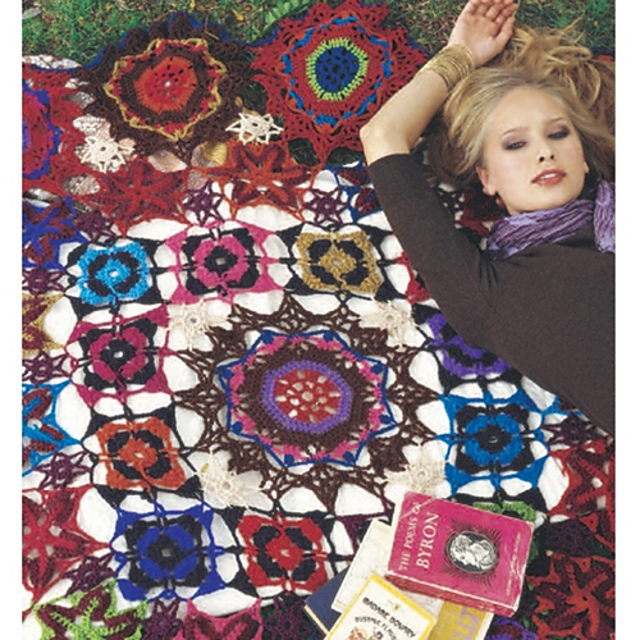 Ravelry: #24 Multi Motif Afghan pattern by Kathy Merrick