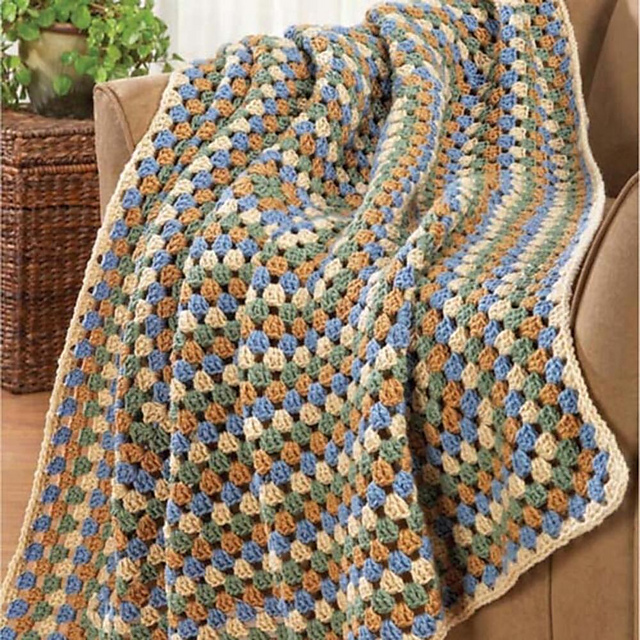 Ravelry: Mosaic Garden Throw pattern by Herrschners