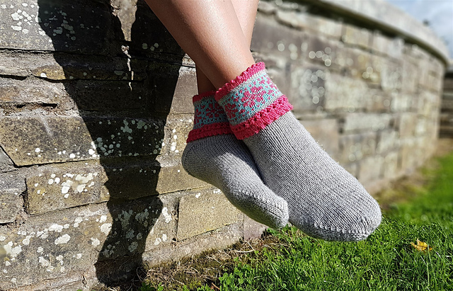 Ravelry: Baltic Anklet Socks pattern by Rachel Russ