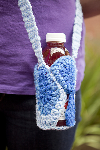 Ravelry: Water Bottle Tote pattern by Maya Mackowiak Elson