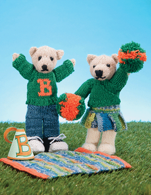 Ravelry: Back to School Bears pattern by Noreen Crone-Findlay