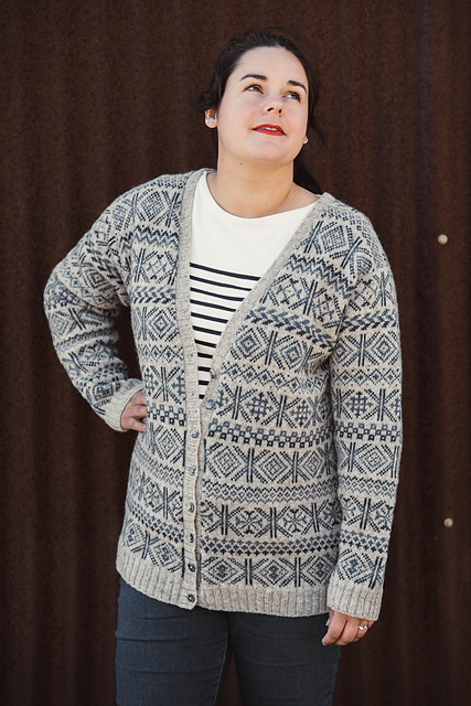 Ravelry: Fair Isle Cardigan pattern by Marie Bruhat