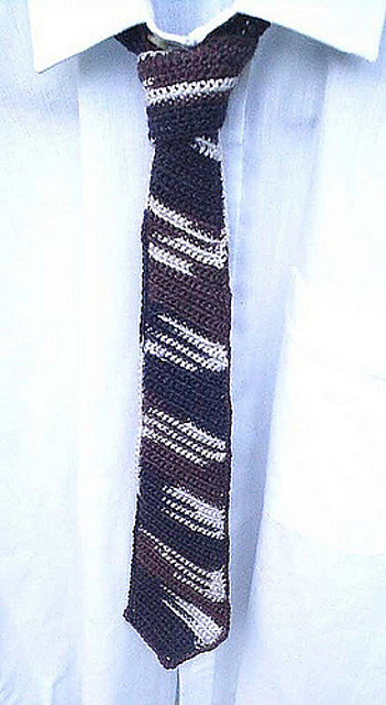 Ravelry: neck tie pattern by Baerbel Born