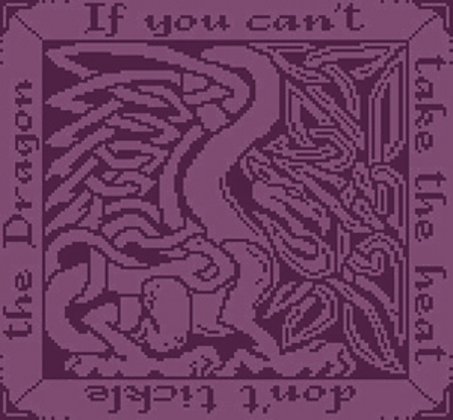 Ravelry: Celtic Knot Dragon Chart pattern by Meghan Bomberger