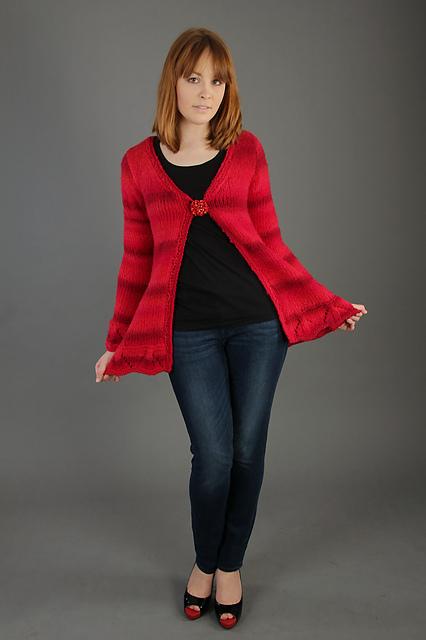 Ravelry: Knit cardi Ultra Red pattern by Fashion Martina