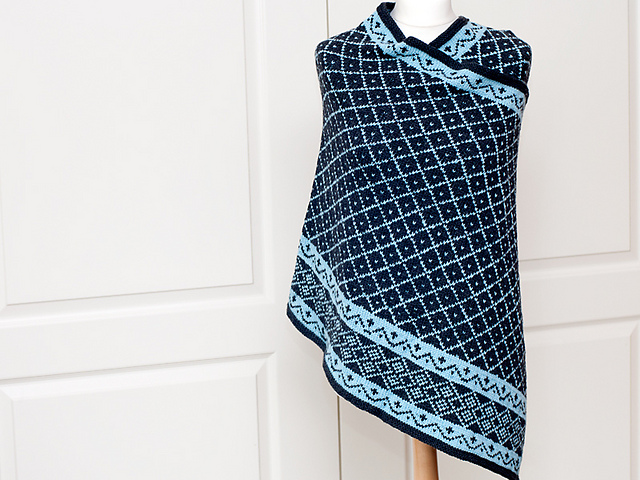 Ravelry: Enya Fair Isle Shawl pattern by Rita Maassen