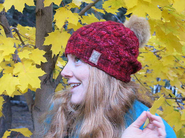 Ravelry: Cable Helix Hat pattern by Sarah Luse